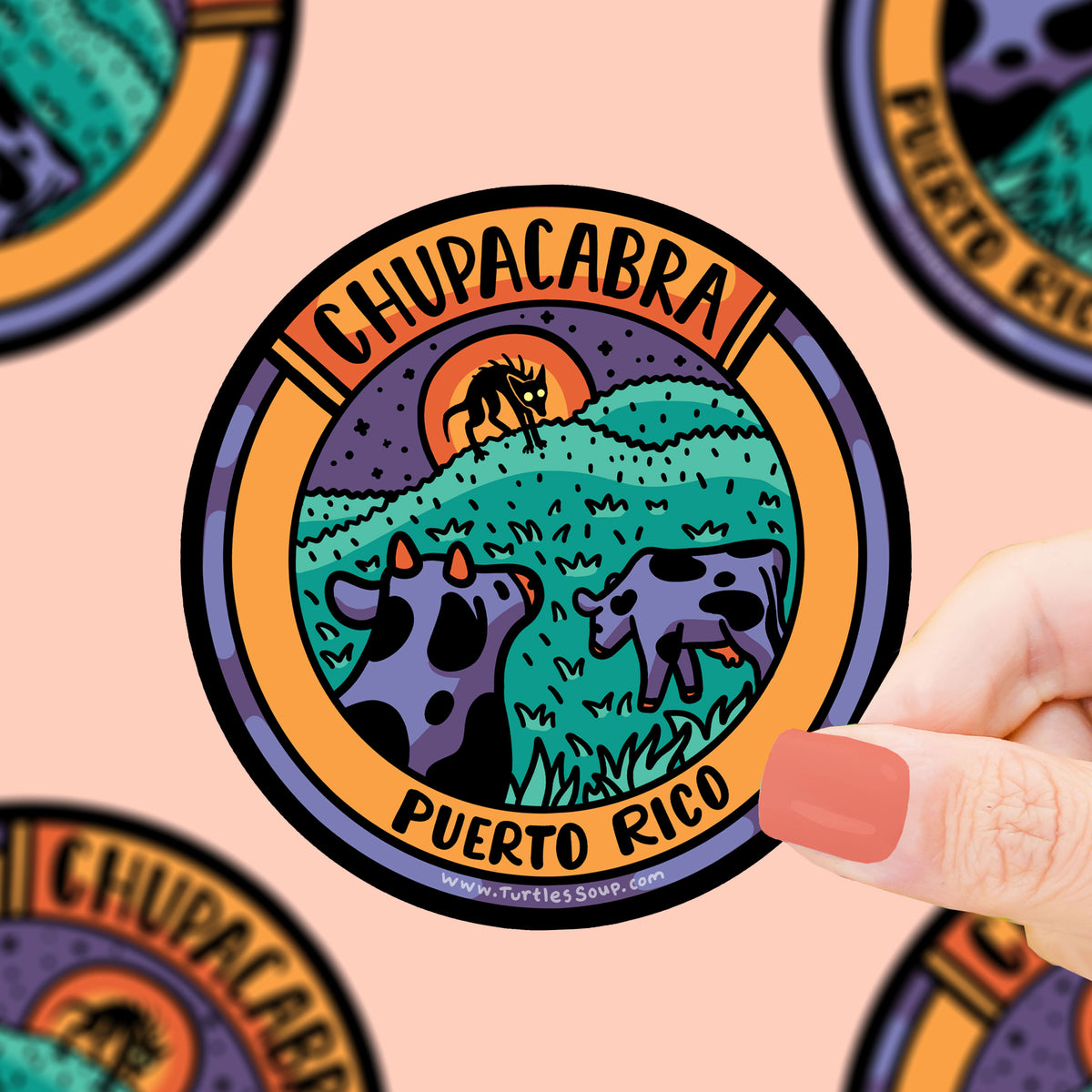 Chupacabra Cryptid Sighting Location Vinyl Sticker – Turtle's Soup