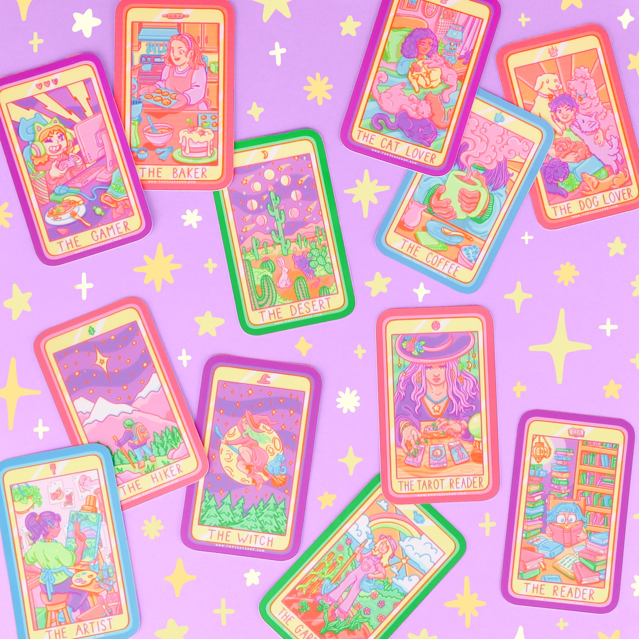 Tarot Card Stickers – Turtle's Soup