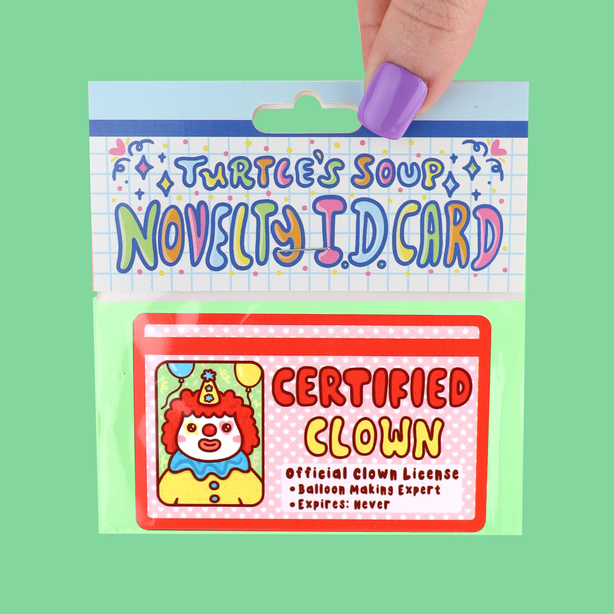 Certified Clown Fake Drivers License – Turtle's Soup