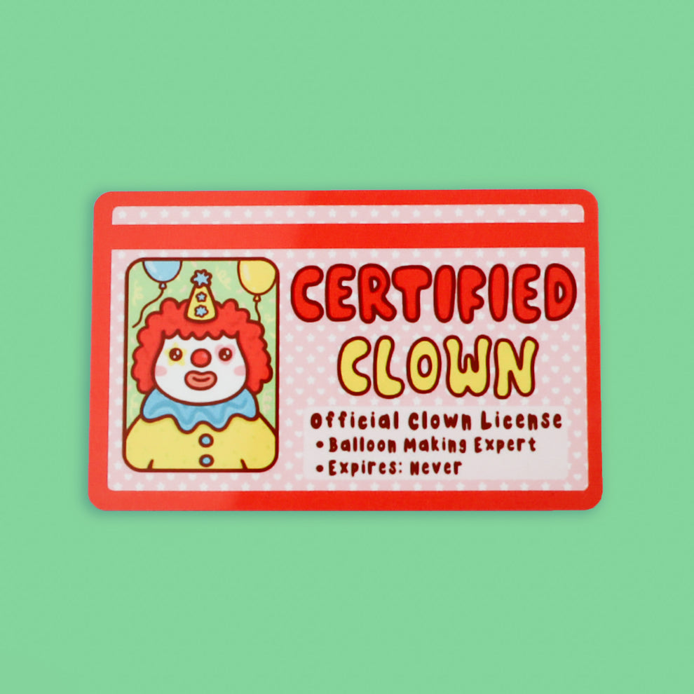 Certified Clown Fake Drivers License – Turtle's Soup