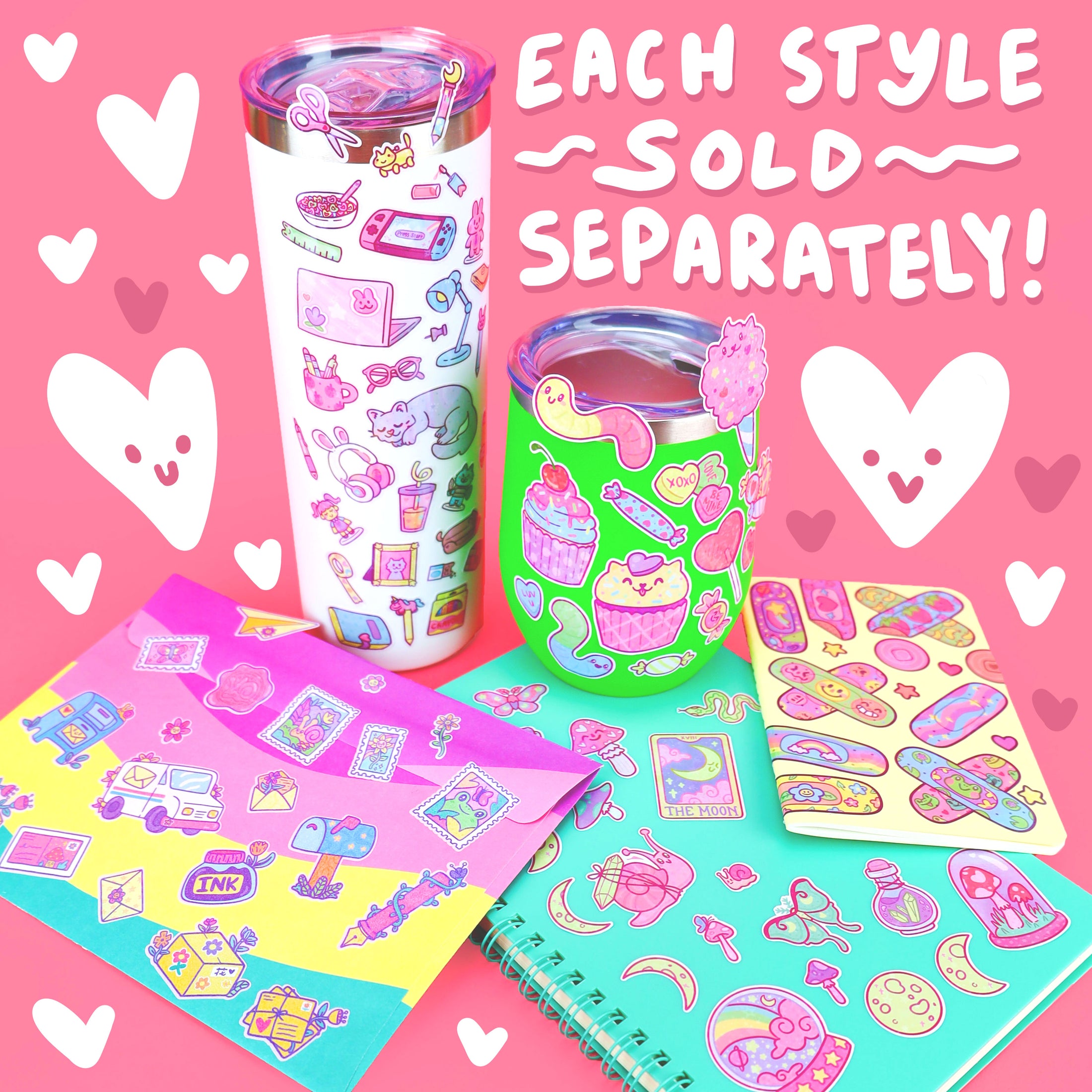 Glittery Witchy Things Vinyl Sticker Sheet – Turtle's Soup