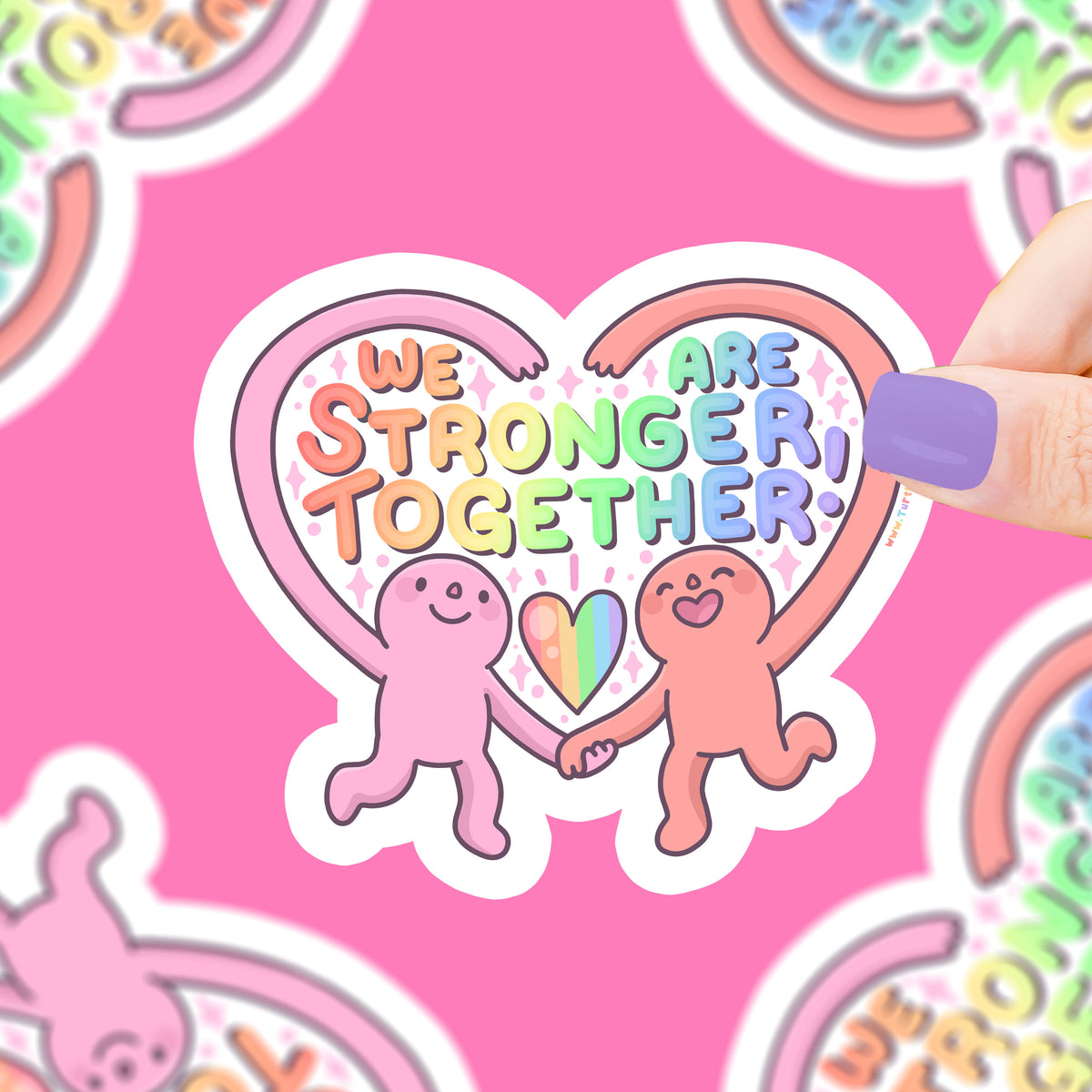 Stronger Together Vinyl Sticker – Turtle's Soup