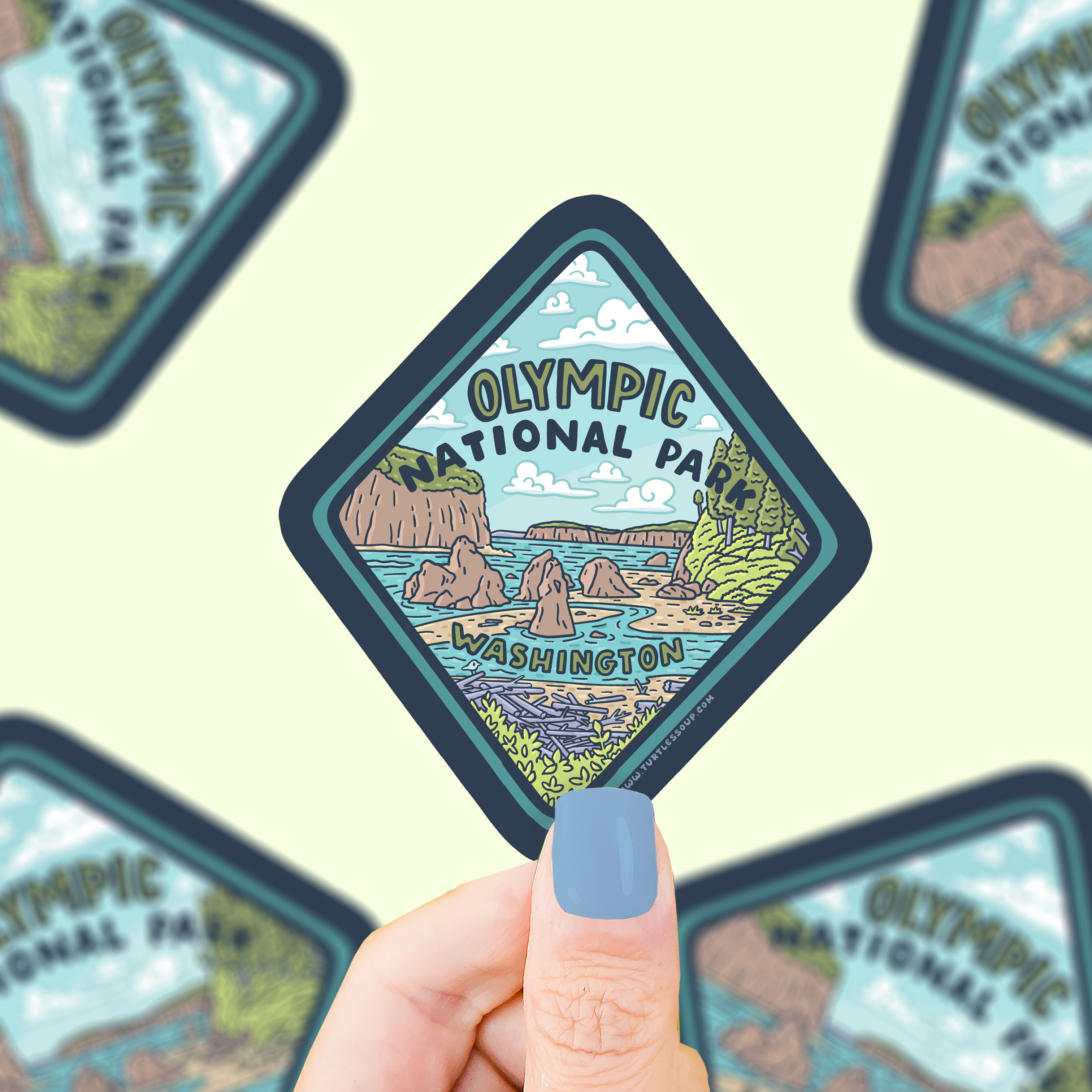 Olympic National Park Vinyl Sticker – Turtle's Soup
