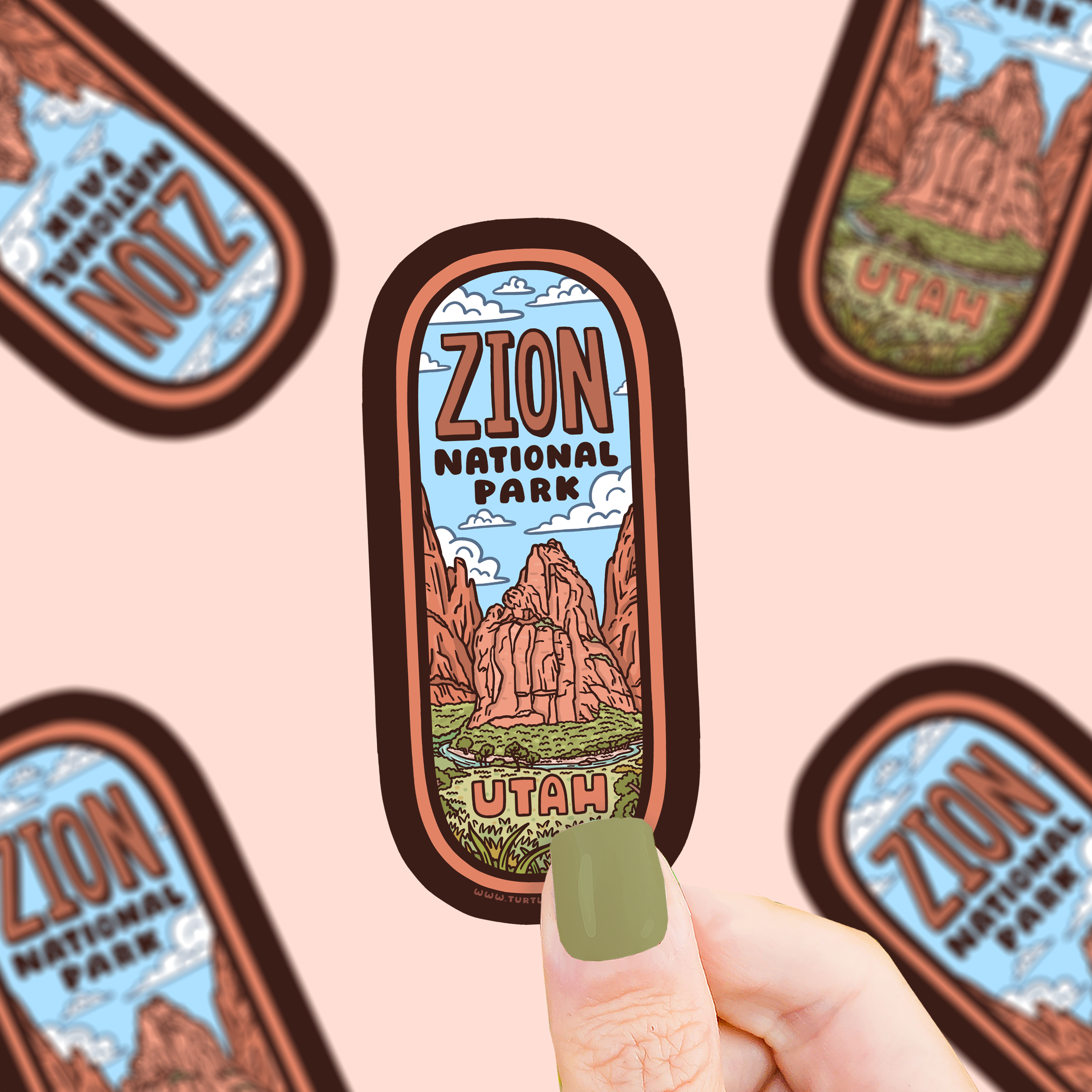 Zion National Park Vinyl Sticker – Turtle's Soup