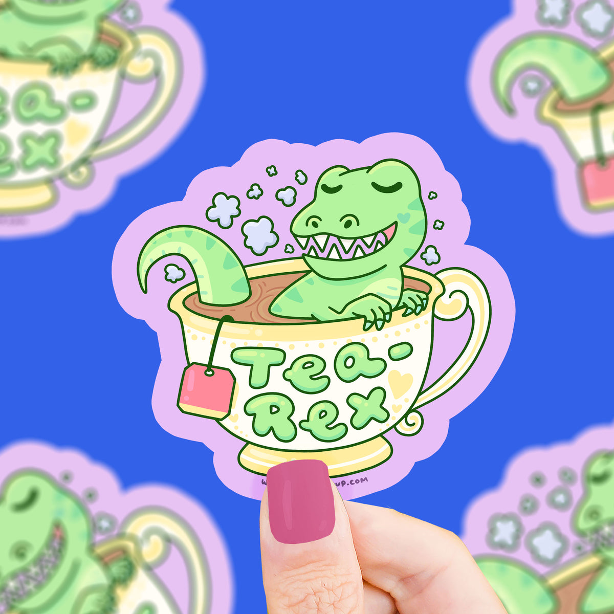Tea Rex Vinyl Sticker – Turtle's Soup