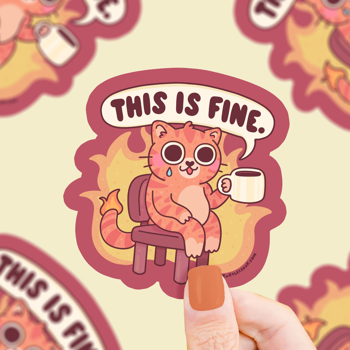 This is Fine Vinyl Sticker – Turtle's Soup