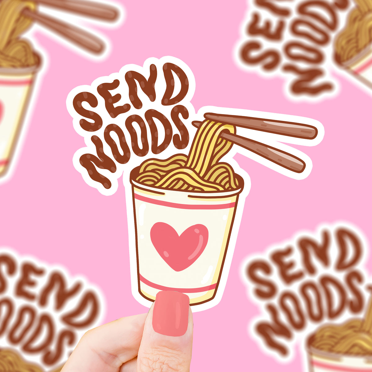 Send Noods Ramen Vinyl Sticker – Turtle's Soup
