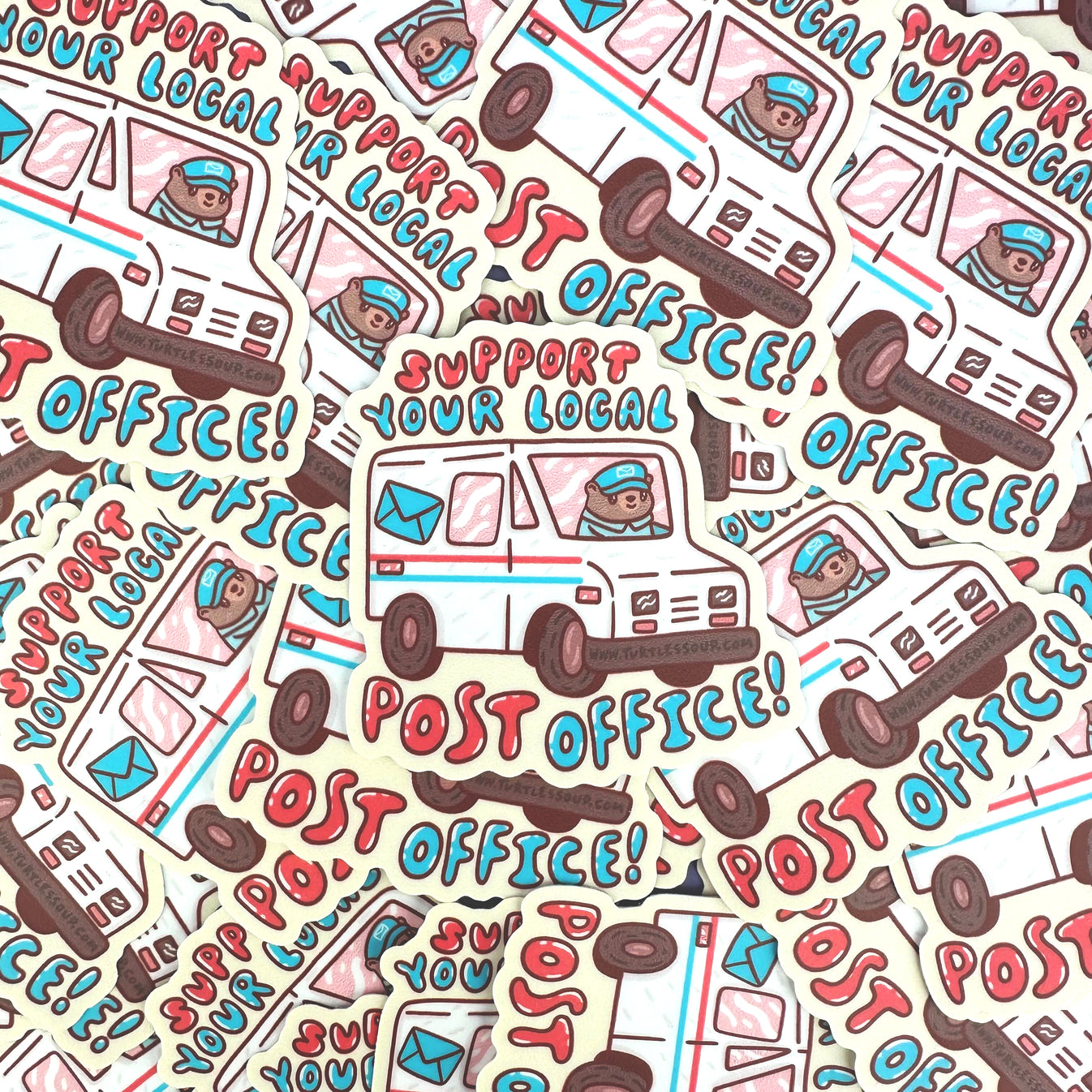 Support Your Local Post Office Vinyl Sticker – Turtle's Soup