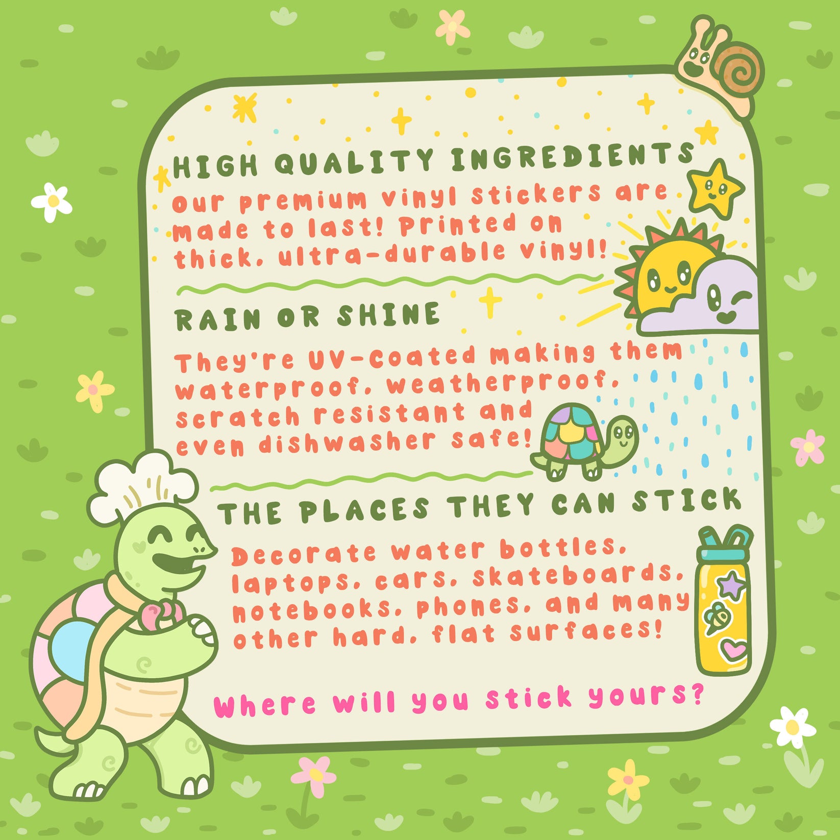 Desert Dreamin’ Vinyl Sticker – Turtle's Soup