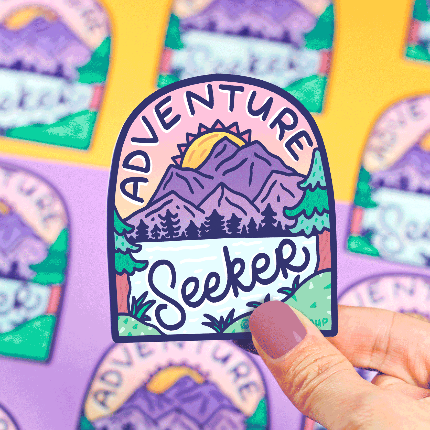 Adventure Seeker Vinyl Sticker – Turtle's Soup