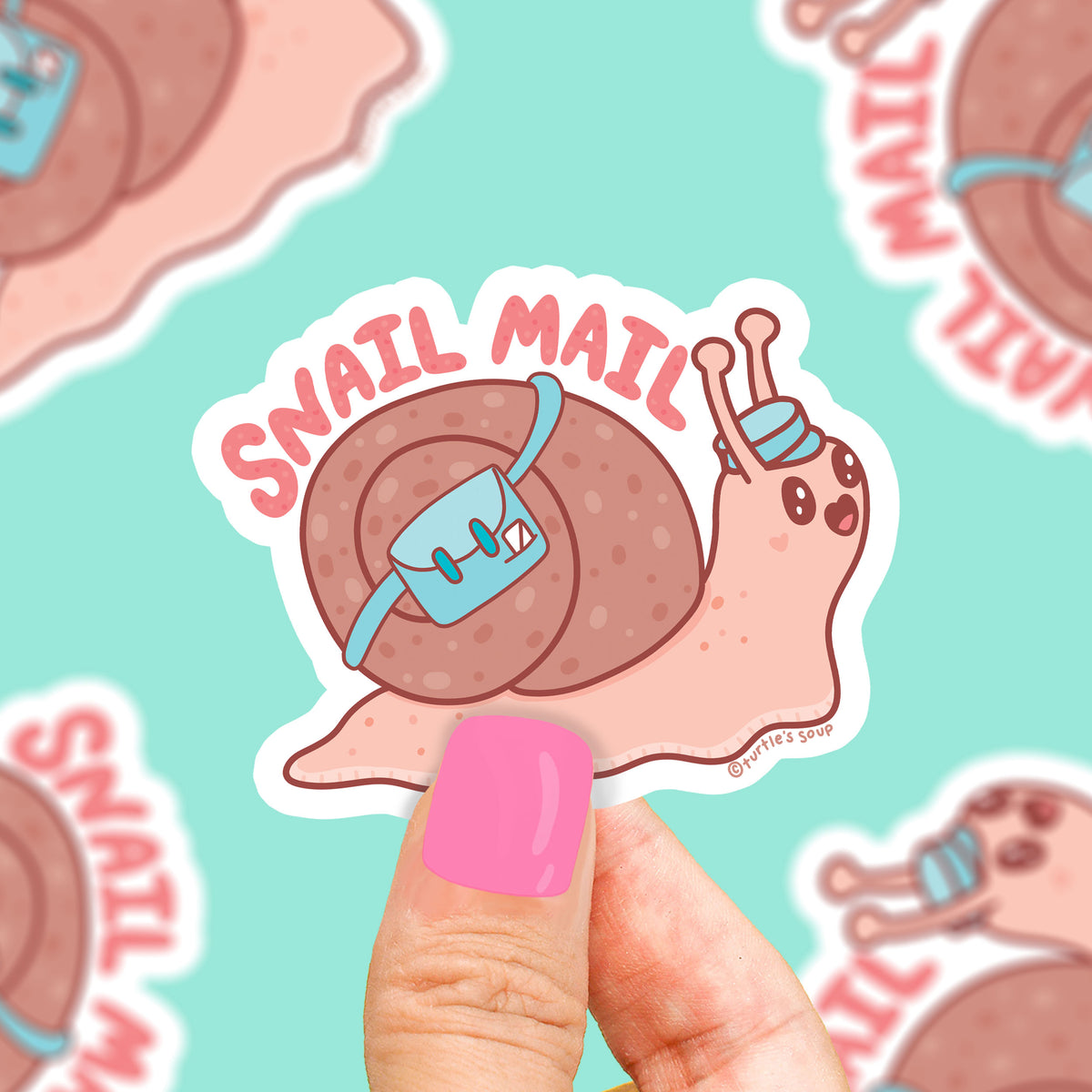 Snail Mail Vinyl Sticker – Turtle's Soup
