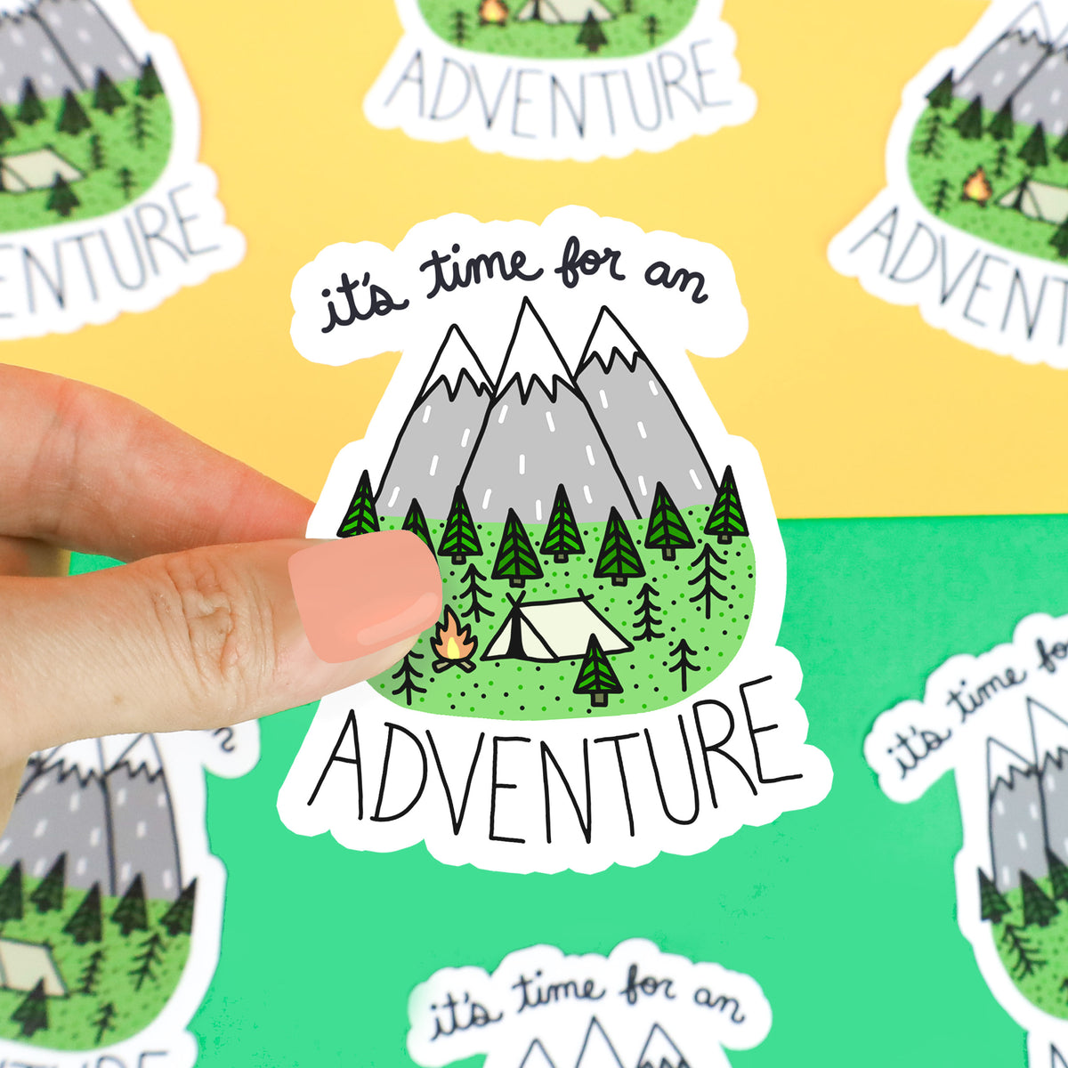 It's Time for an Adventure Vinyl Sticker – Turtle's Soup