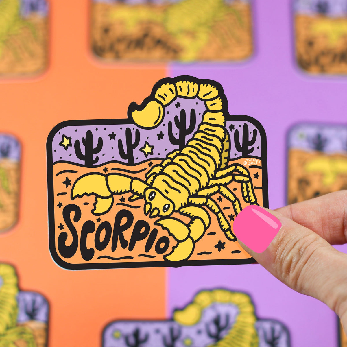 Scorpio Zodiac Astrology Vinyl Sticker – Turtle's Soup