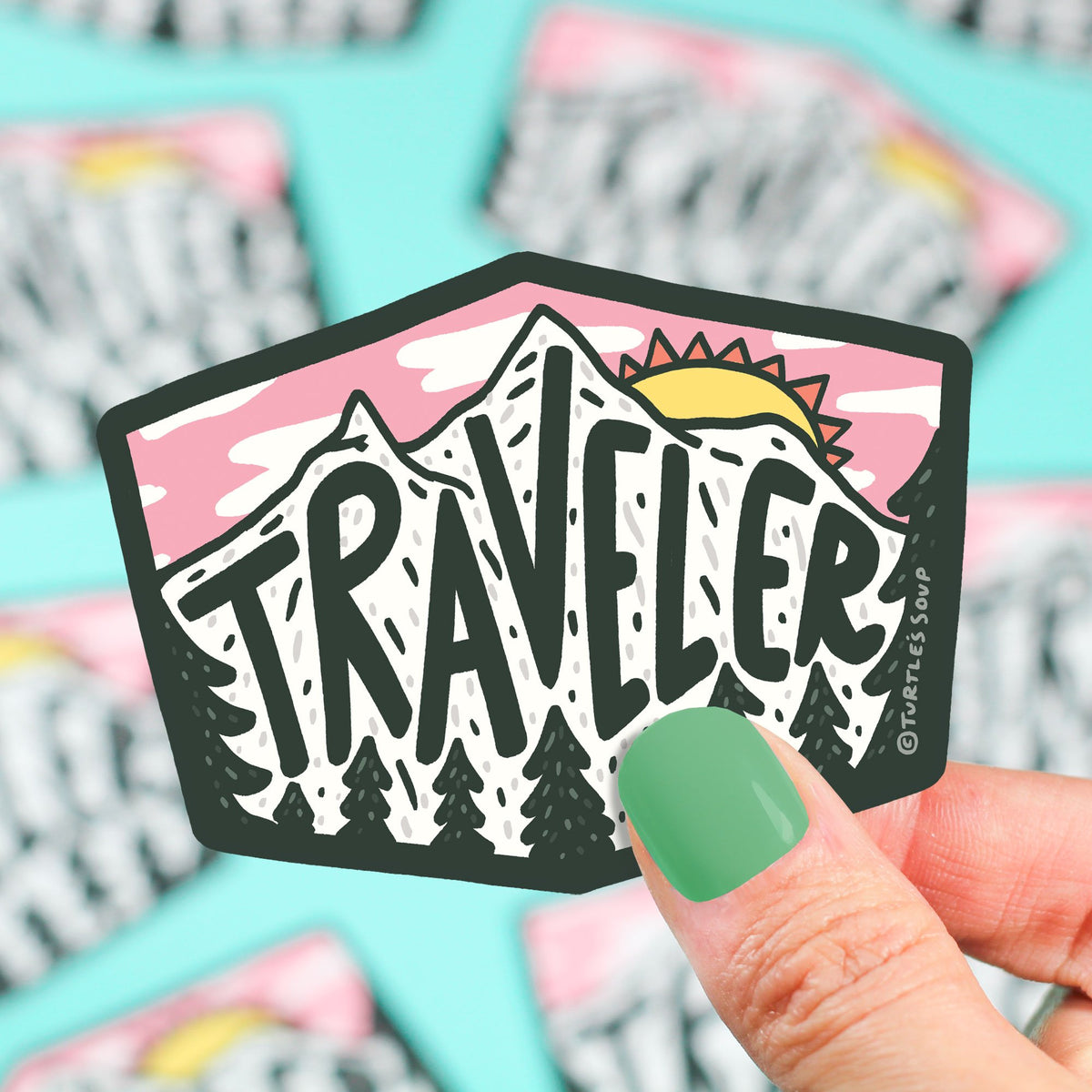Traveler Vinyl Sticker – Turtle's Soup