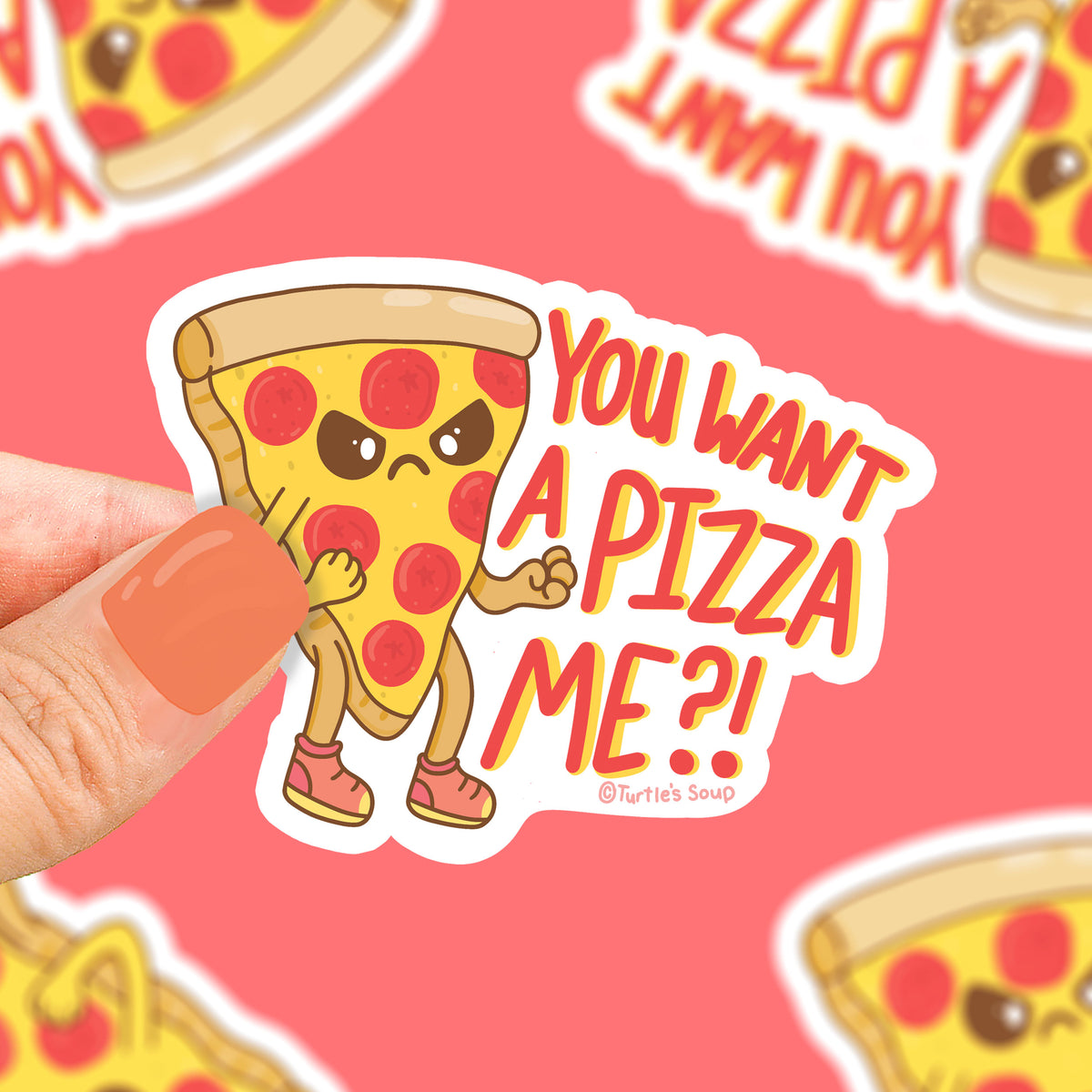 You Want a Pizza Me Vinyl Sticker – Turtle's Soup